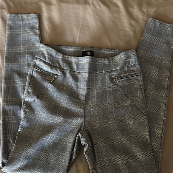 Soho | Pants & Jumpsuits | Soho Gray Plaid Pants | Poshmark